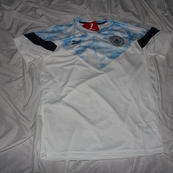 Puma | Shirts | Puma Manchester City Iconic Mcs Tea White Mancity Fan ...